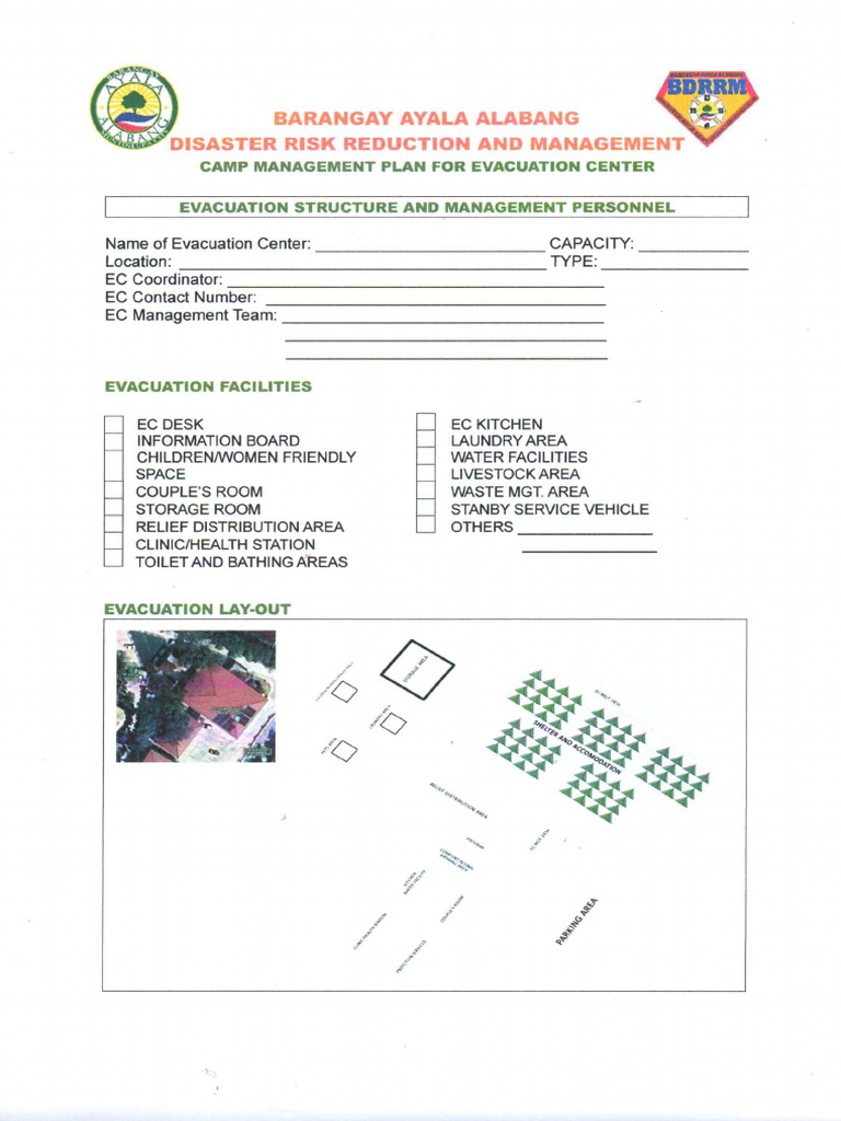 1. Barangay AAV Disaster Risk Reduction & Management Plan | PDF