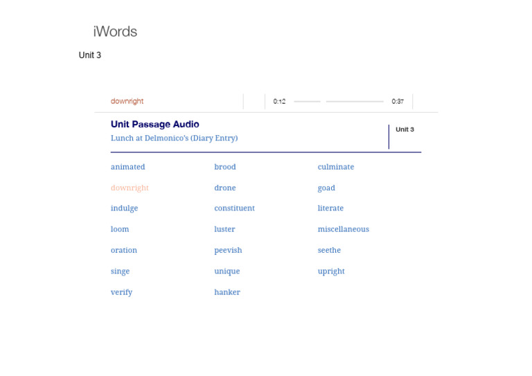 Sadlier Connect™ - Iwords | PDF