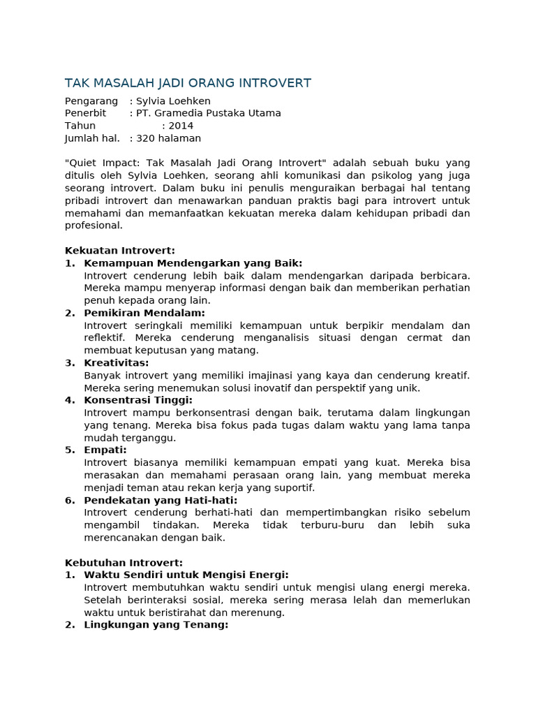 Contoh book report | PDF