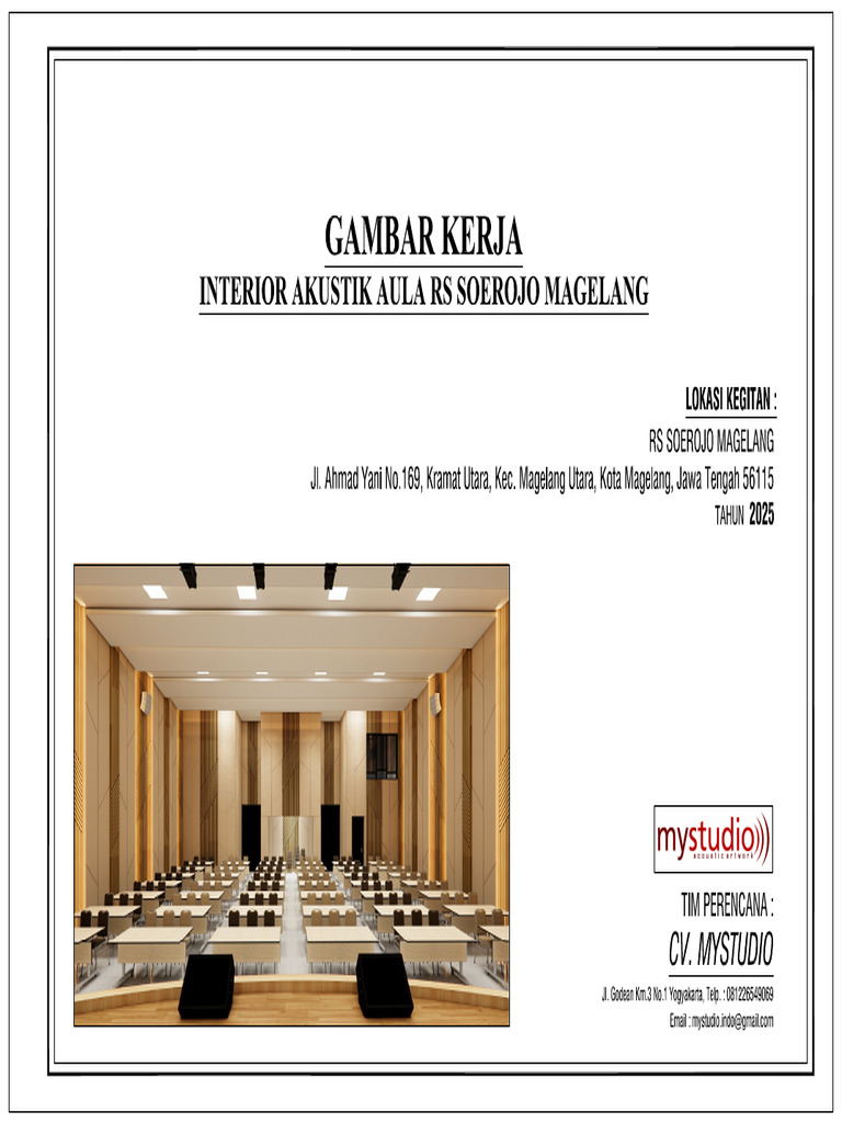 Ded Gambar Kerja Aula | PDF