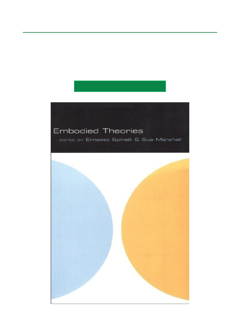 Embodied Theories, 1st Edition Complete Volume Download | PDF ...