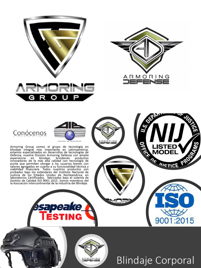 Armoring Group: Innovación en Blindaje | PDF | Vehículo aéreo no ...