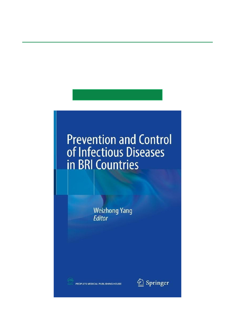 Prevention and Control of Infectious Diseases in BRI Countries Extended ...