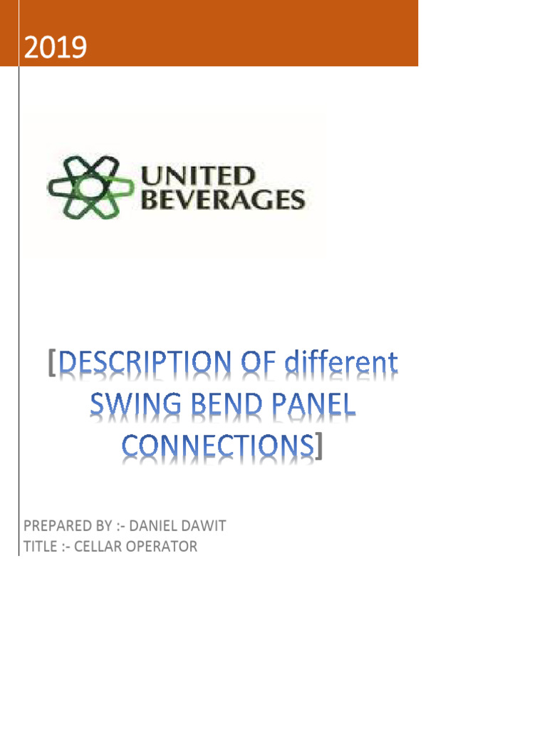 Swing bend conection | PDF | Valve | Beer