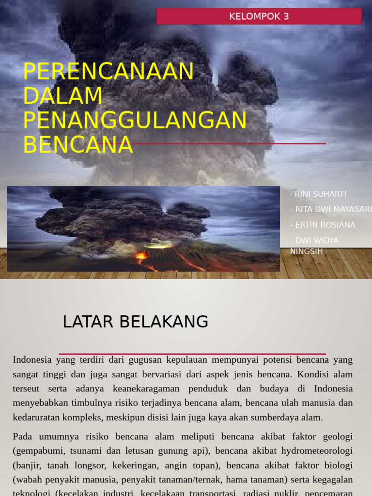 Perencanaan-Dalam-Penanggulangan-Bencana | PDF