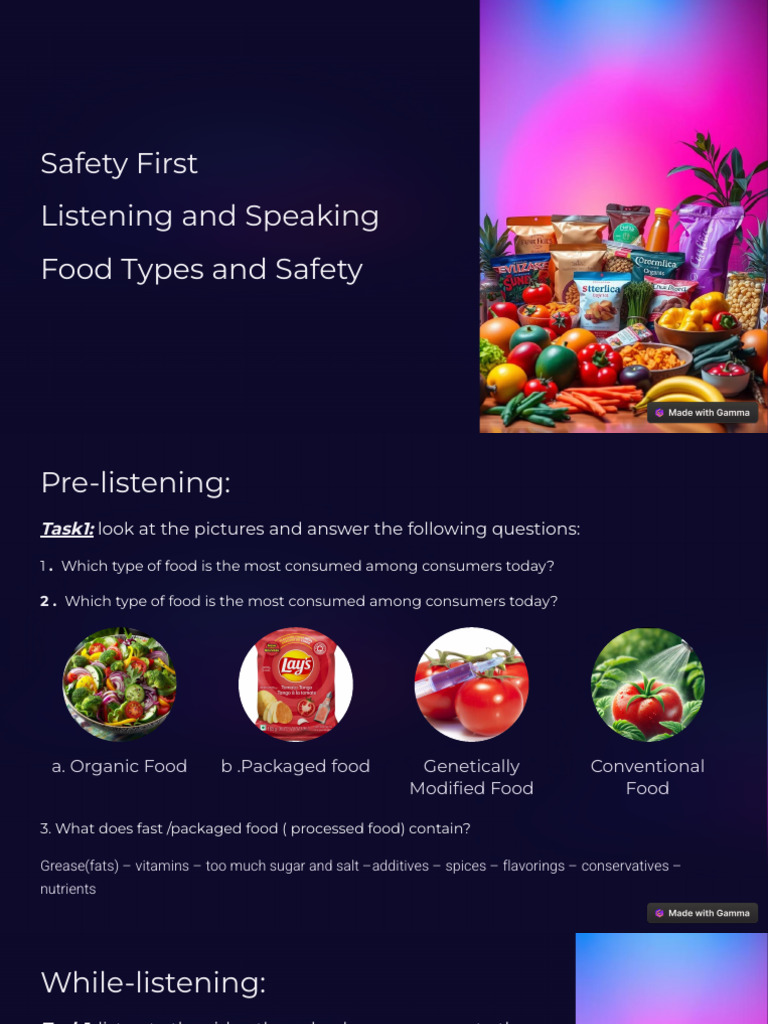 Safety First | PDF | Foods | Food Processing