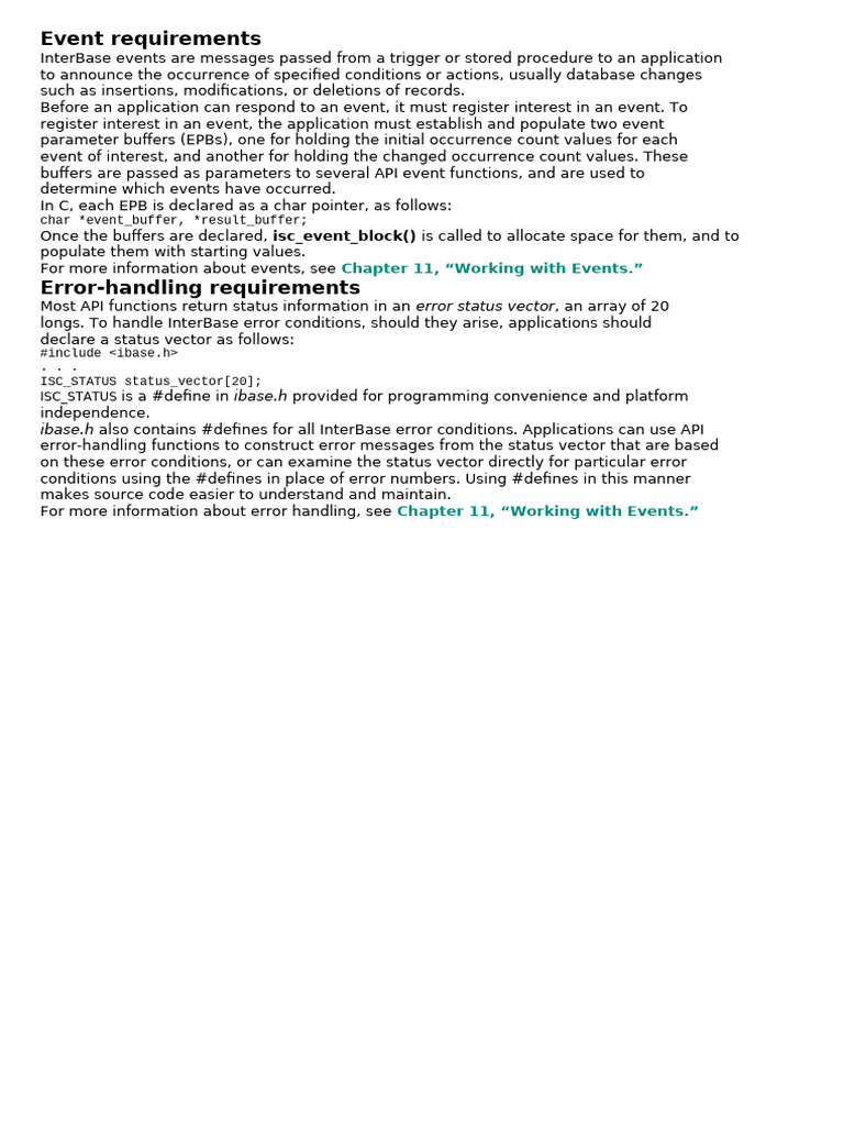 Event Requirements | PDF