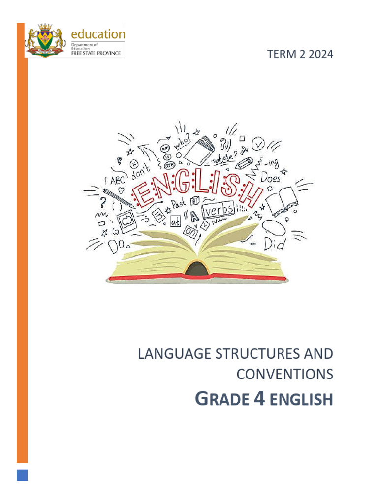 Grade 4 Language Handout Term 2 2024 | PDF | Grammatical Number | Verb