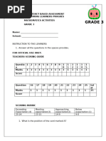 RMA Grade 1 Assessment Materials Booklet 17 June2023 | PDF | Shape ...