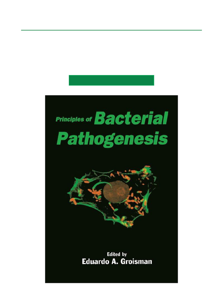 Principles of Bacterial Pathogenesis All Chapters Included | PDF ...
