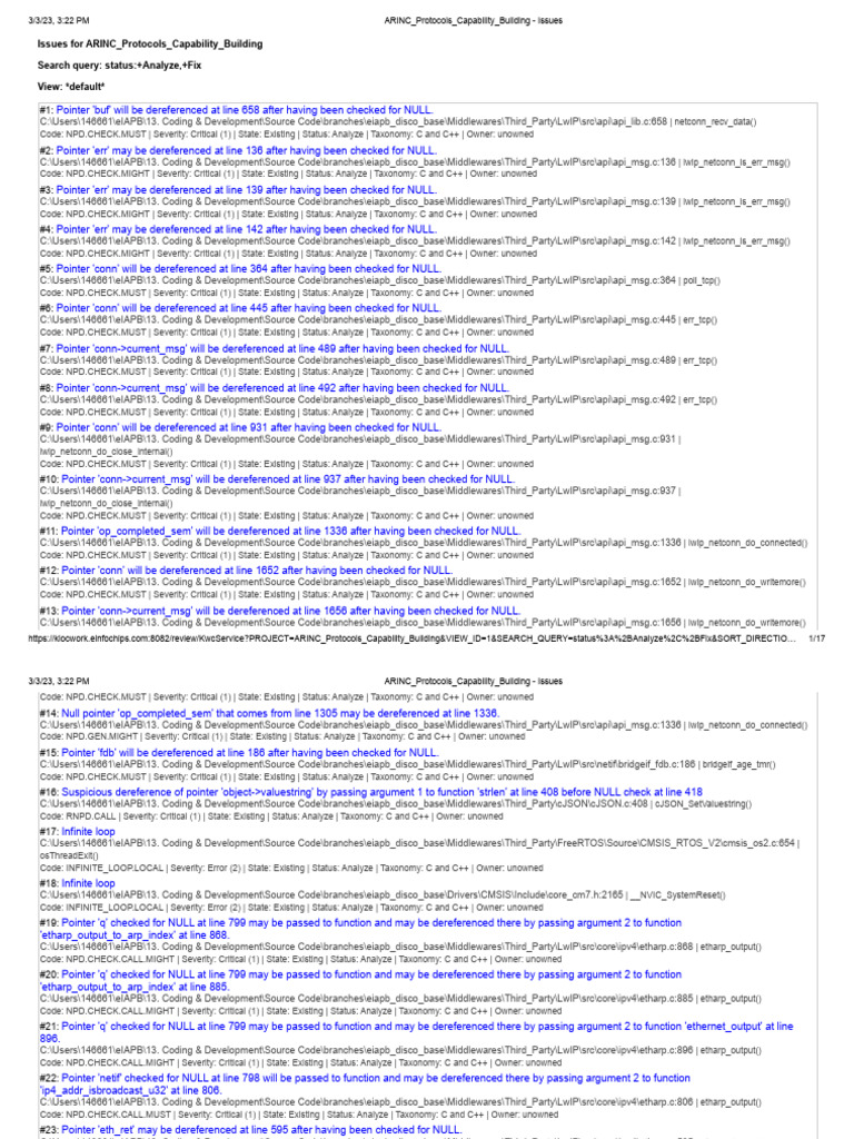 ARINC_Protocols_Capability_Building - Issues | PDF | Pointer (Computer Programming) | Computer Data