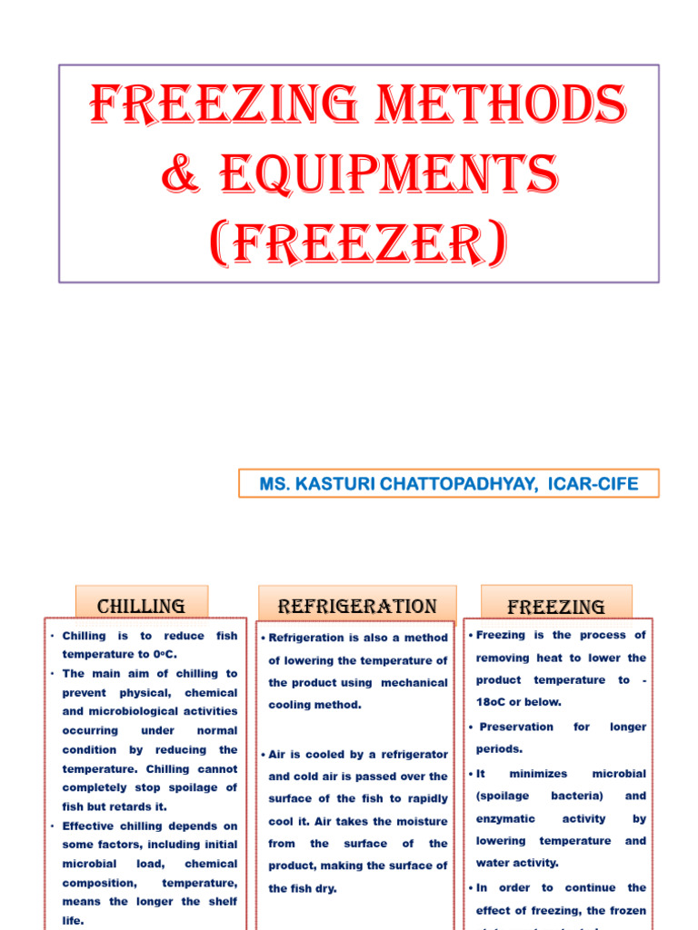 Direct Contact Freezing Methods | PDF | Refrigerator | Cryogenics