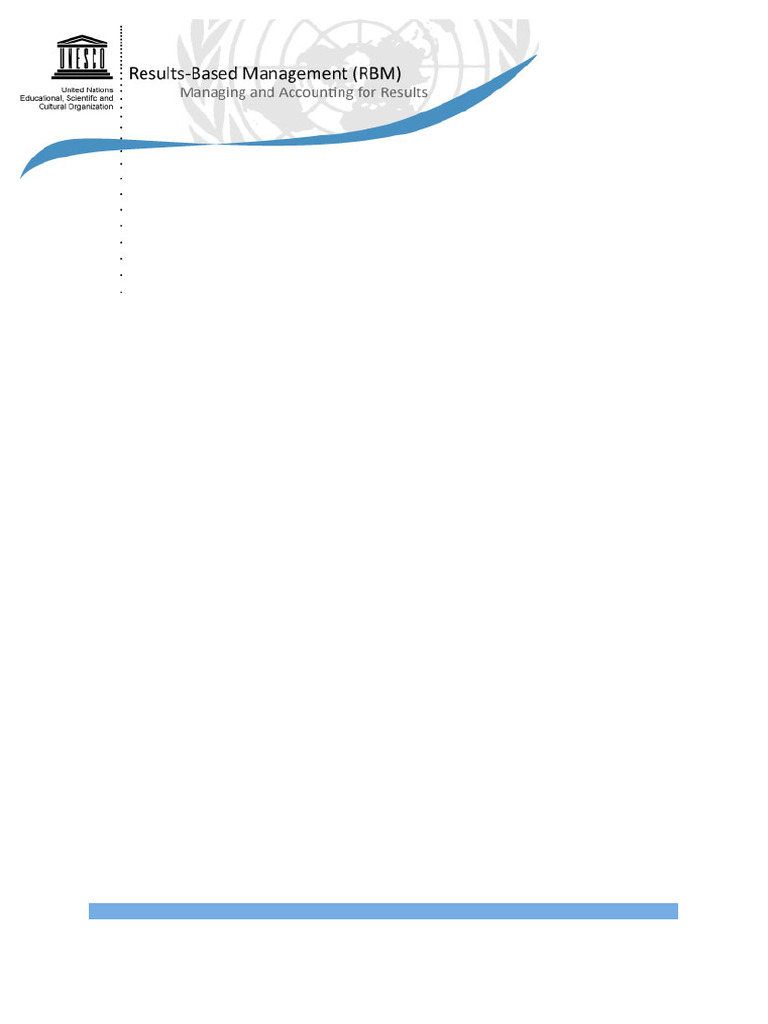 RBM Guiding Principles 2015 UNESCO | PDF | Evaluation | Performance ...