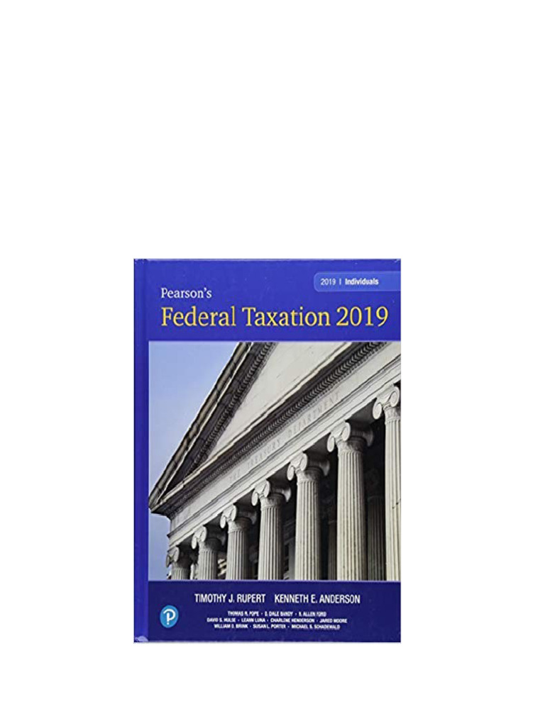 (Ebook PDF) Pearson's Federal Taxation 2019 Individuals 32nd Edition by ...