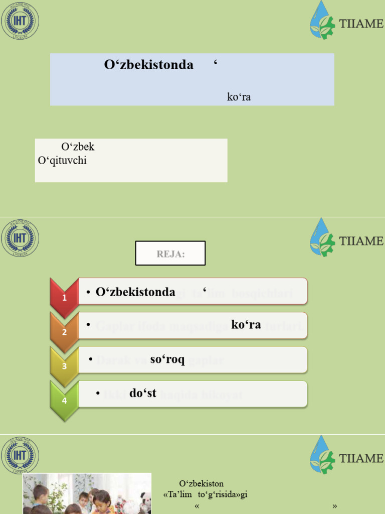 003_O'zbek_tili_2-kurs_3-mavzu | PDF