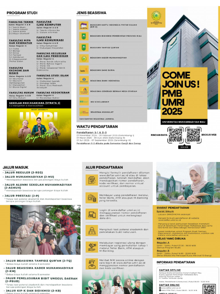 Brosur PMB Umri 2025 | PDF
