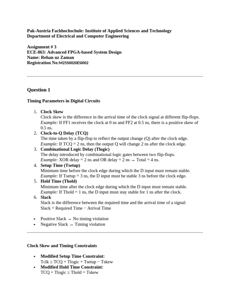 Assignment 3 Pak Austria | PDF | Electrical Engineering | Electronic Design