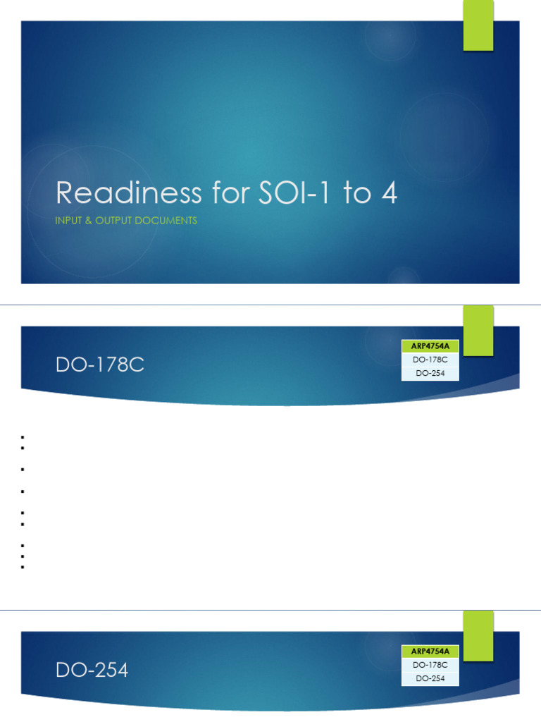 SOI-1 To 4 - Preparations | PDF | Systems Engineering | Computing