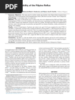 Reflux Severity Index Patient Questionnaire | PDF | Gastroesophageal ...