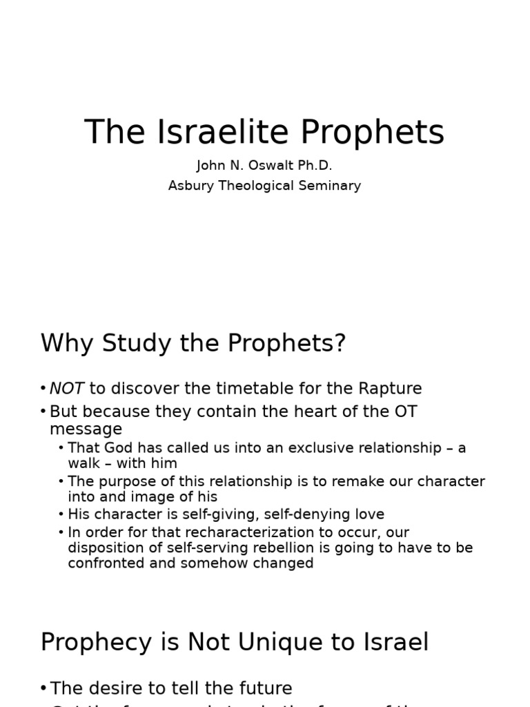 The Israelite Prophets - Estonia | PDF | Book Of Daniel | Babylonian ...