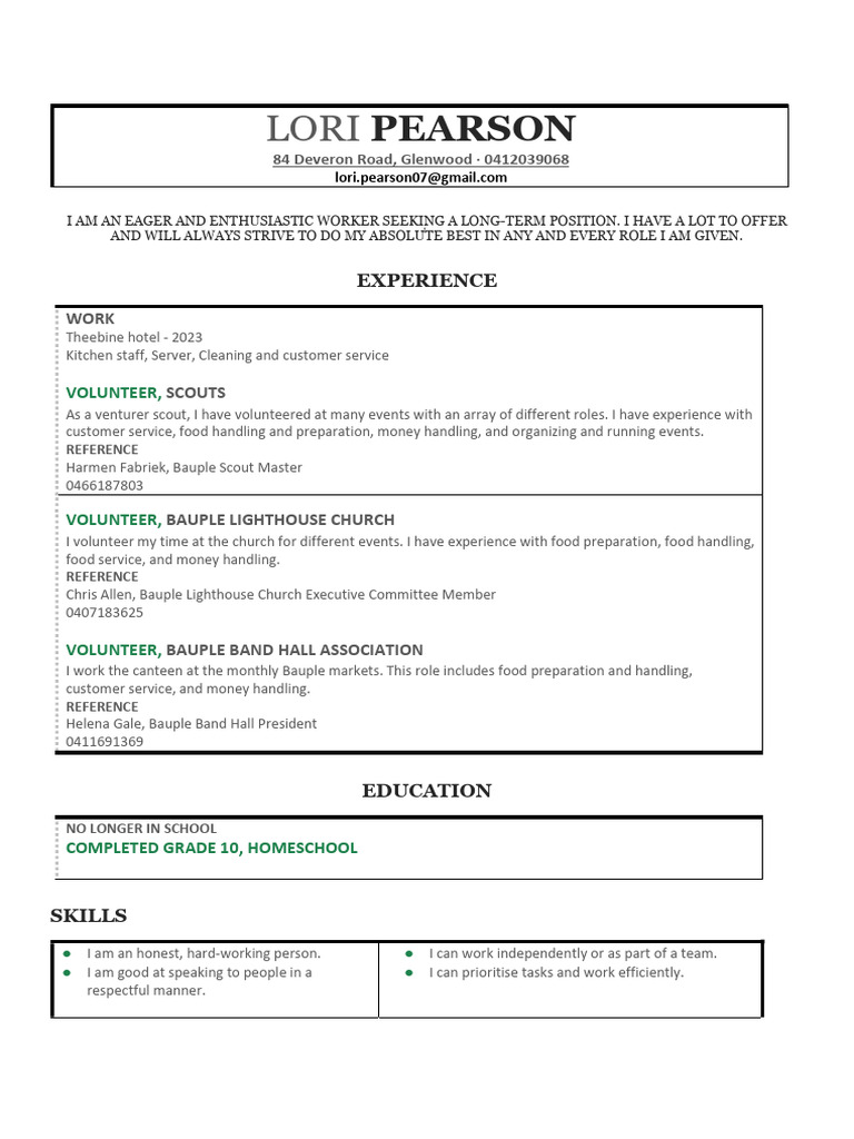 Lori Resume | PDF