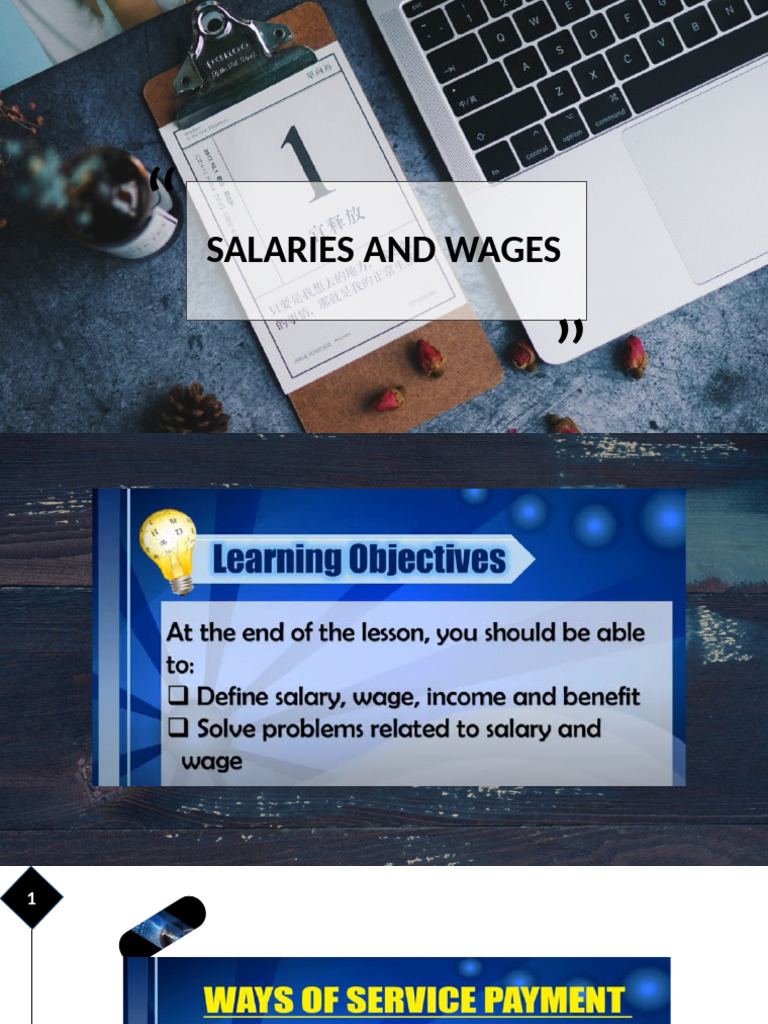 Salary and Wages | PDF
