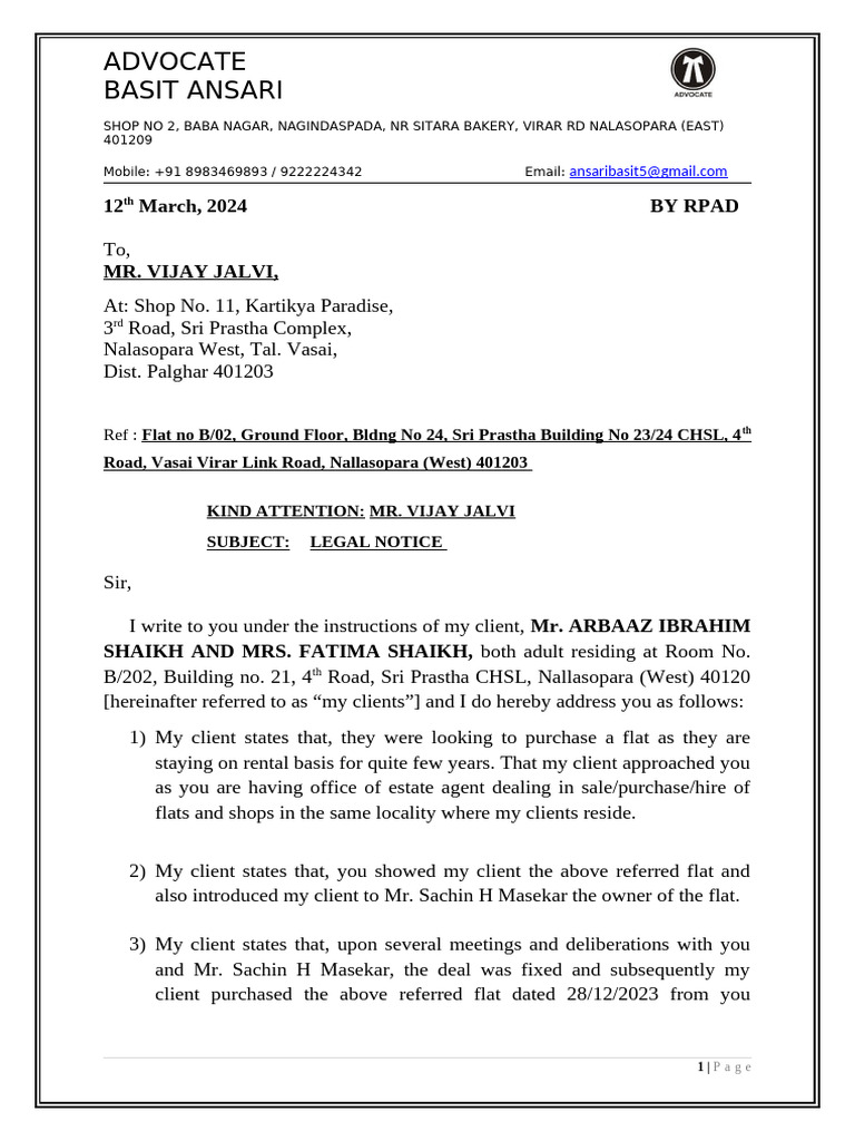 Arbaz To BROKER DEFICIENCY | PDF | Damages | Private Law