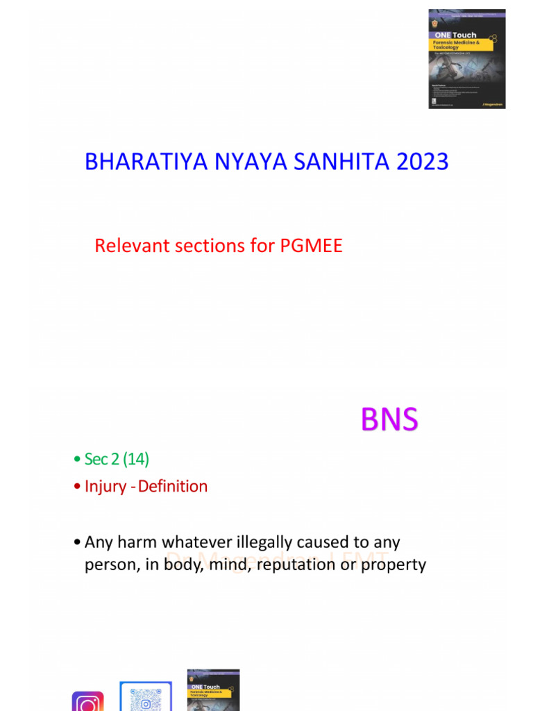 Relevant Legal Sections - DR Magendran J 2024 | PDF