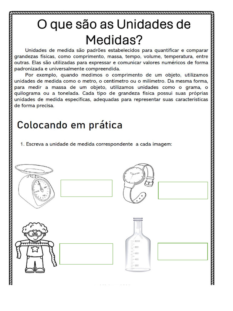 unidades e medidas | PDF