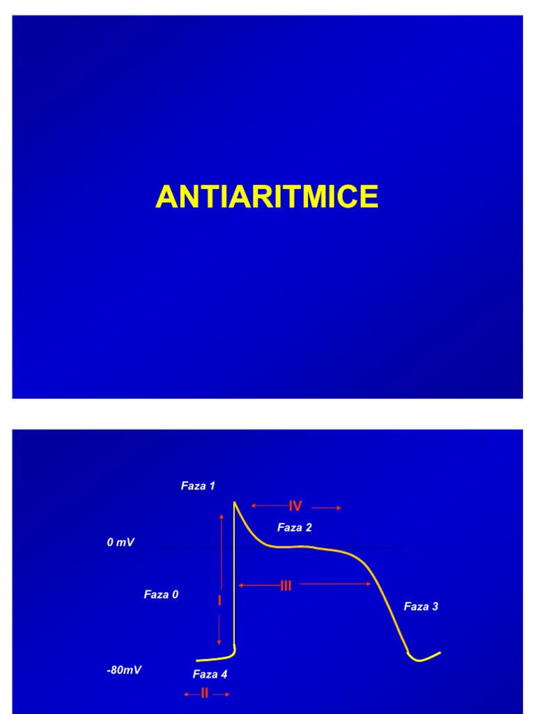 Antiaritmicele | PDF