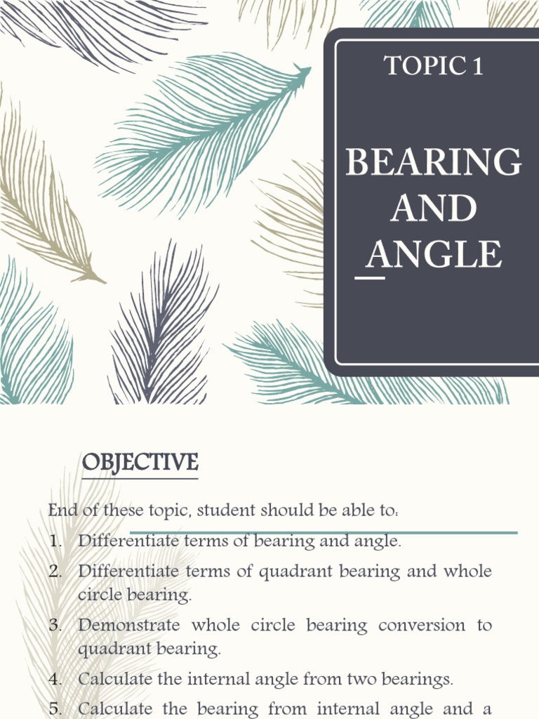 Understanding Bearings and Angles | PDF