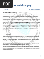 Distal Wedge Procedure Techniques | PDF | Periodontology | Face