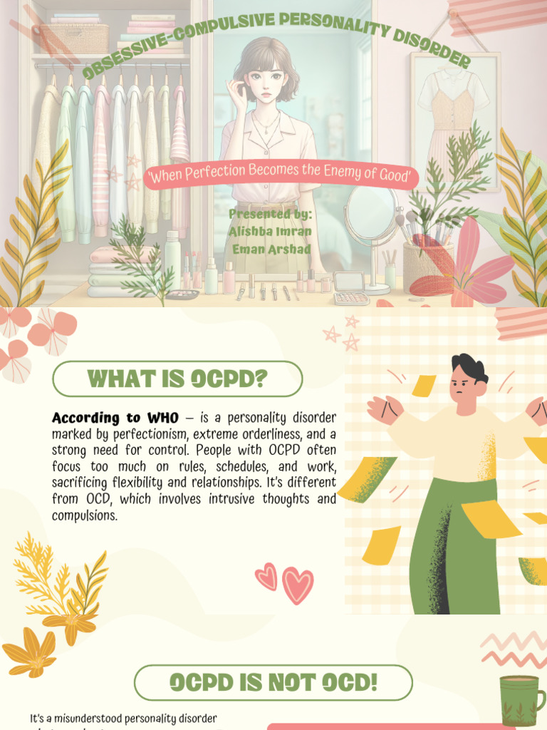 Obsessive-Compulsive Personality Disorder (OCPD) | PDF | Obsessive–Compulsive Disorder ...