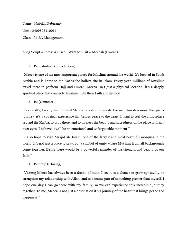 Short Script_English Conversation_Nabilah Febrianty 24.2A | PDF