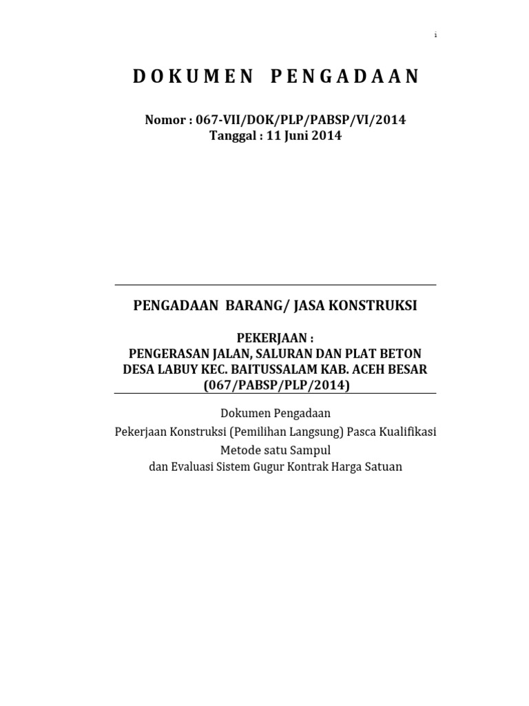 Dok Jalan | PDF