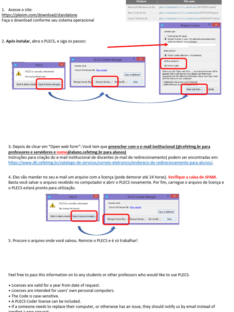 Plecs Instalar Cefet 2024 | PDF