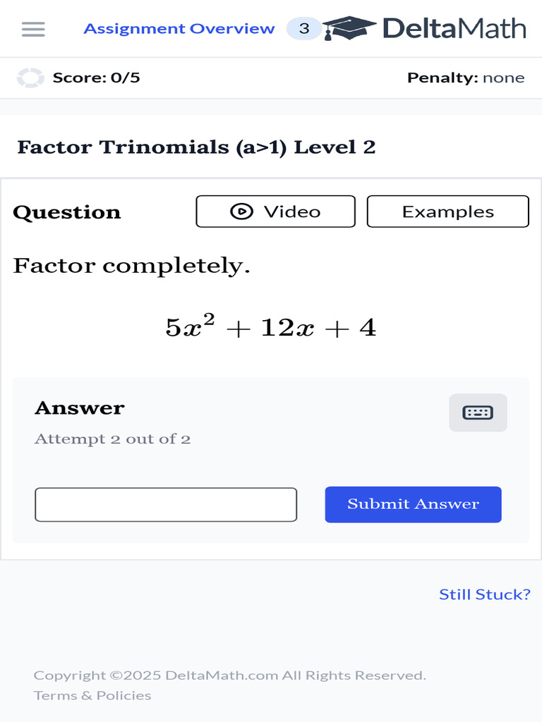 DeltaMath Student Application | PDF