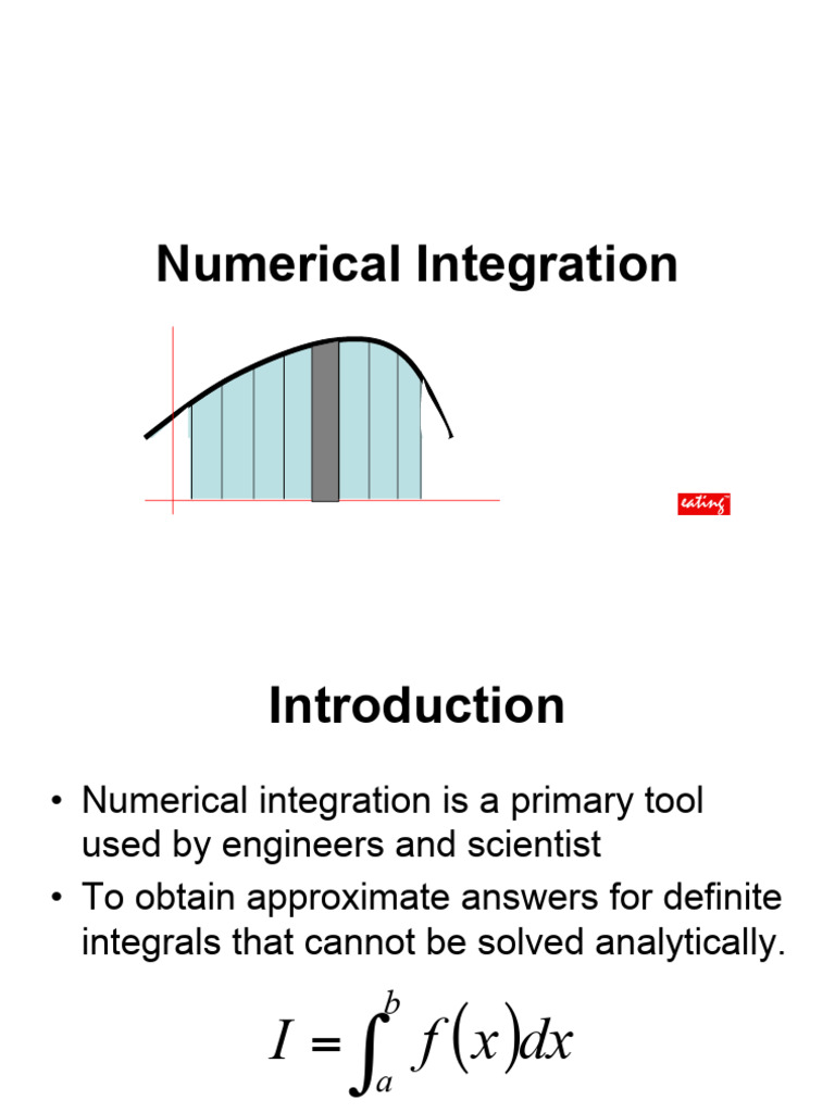 4-Numerical Integration | PDF | Integral | Applied Mathematics