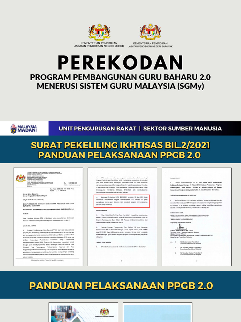 Perekodan PPGB 2.0 Menerusi Sgmy | PDF