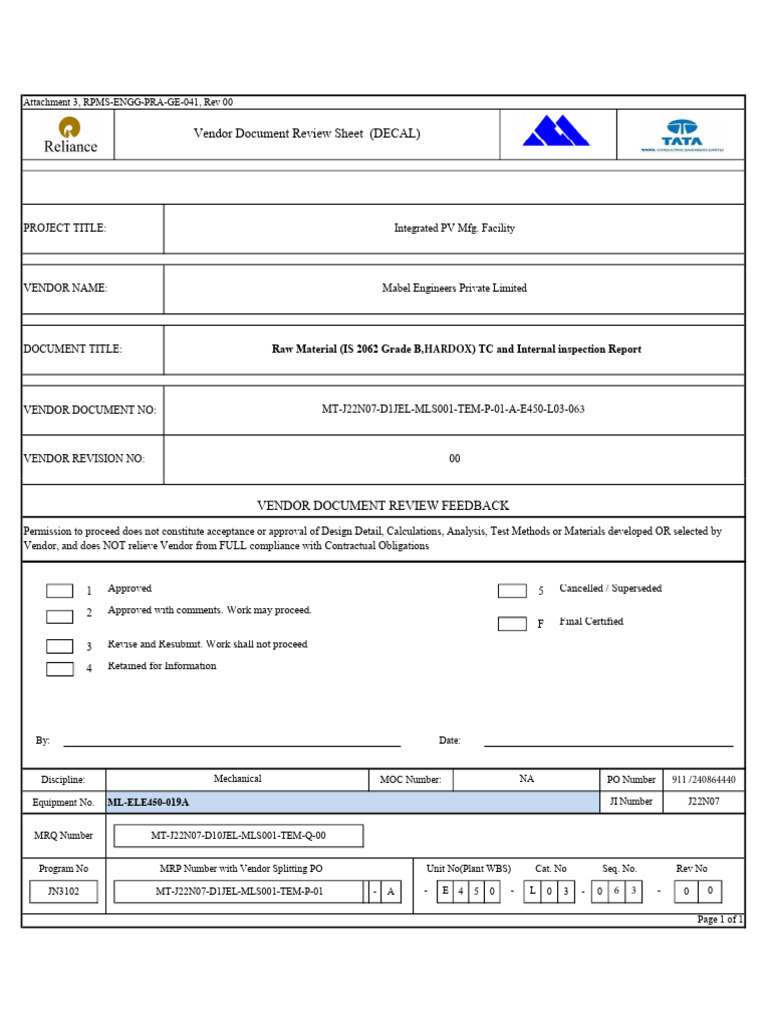 MT J22N07 D1jel MLS001 Tem P 01 A E450 L03 063 | PDF