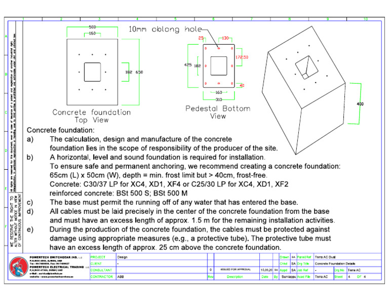 Foundation Drawing | PDF