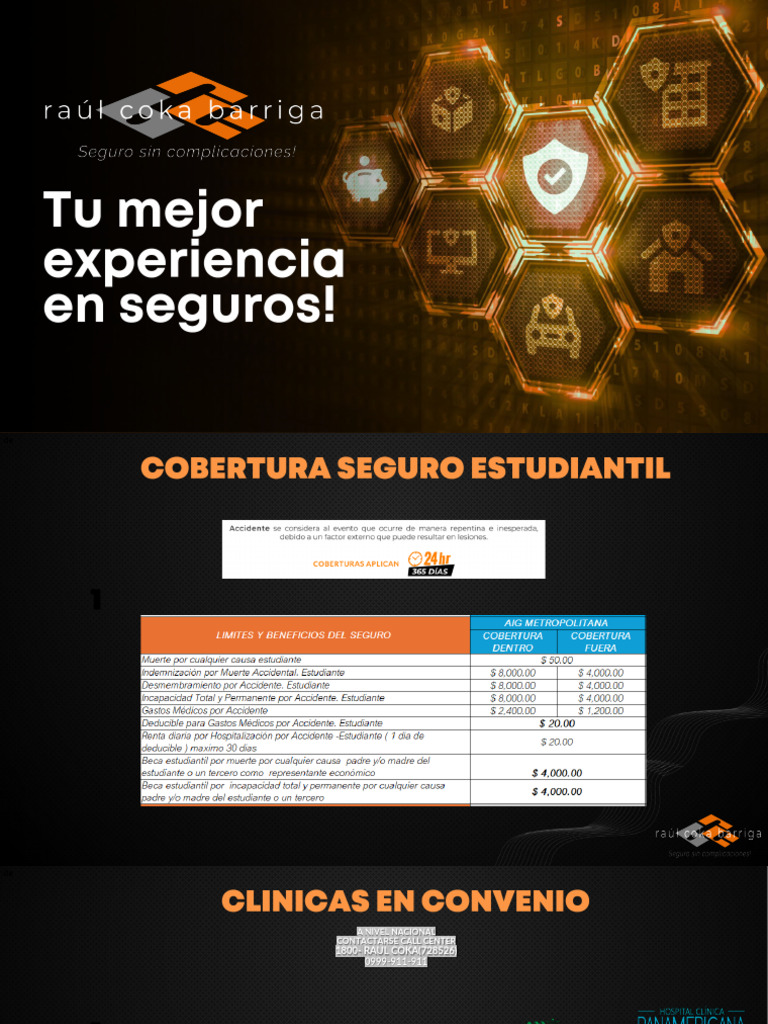 Seguro Estudiantial SSCC 2025 | PDF