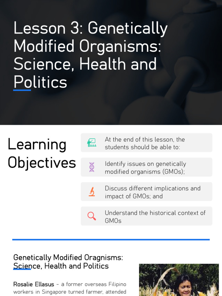 Understanding GMOs: Science and Impact | PDF | Genetically Modified ...