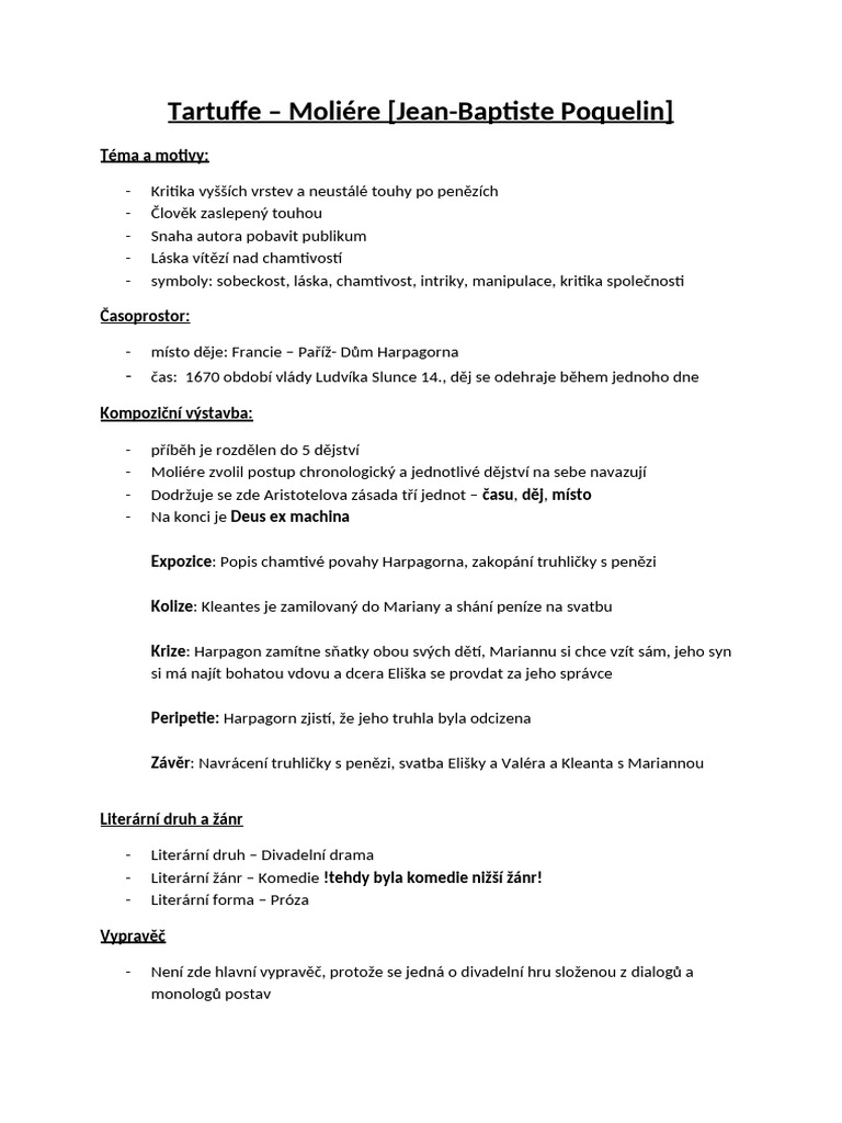 Lakomec - Moliére | PDF