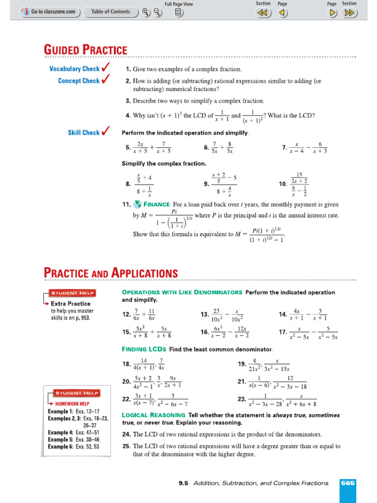 9.5 Textbook Problems | PDF
