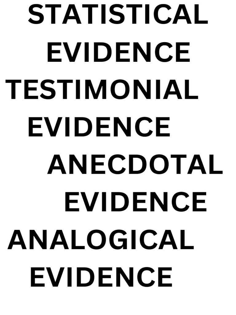 Statistical Evidence - 20250318 - 105535 - 0000 | PDF