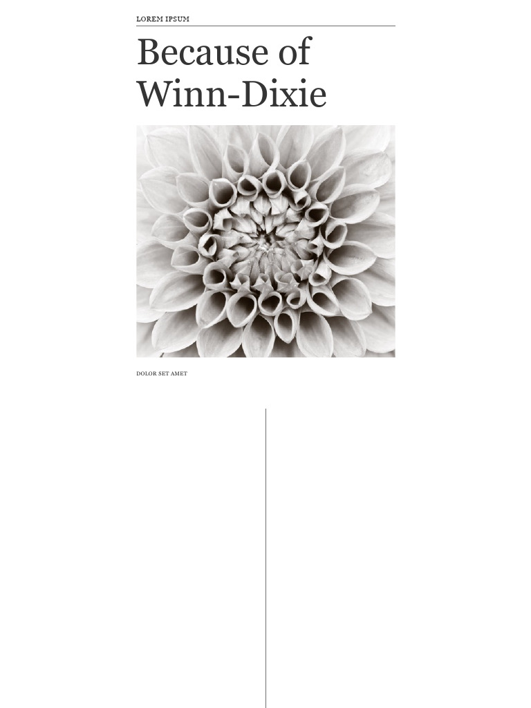 Because of Winn-Dixie | PDF