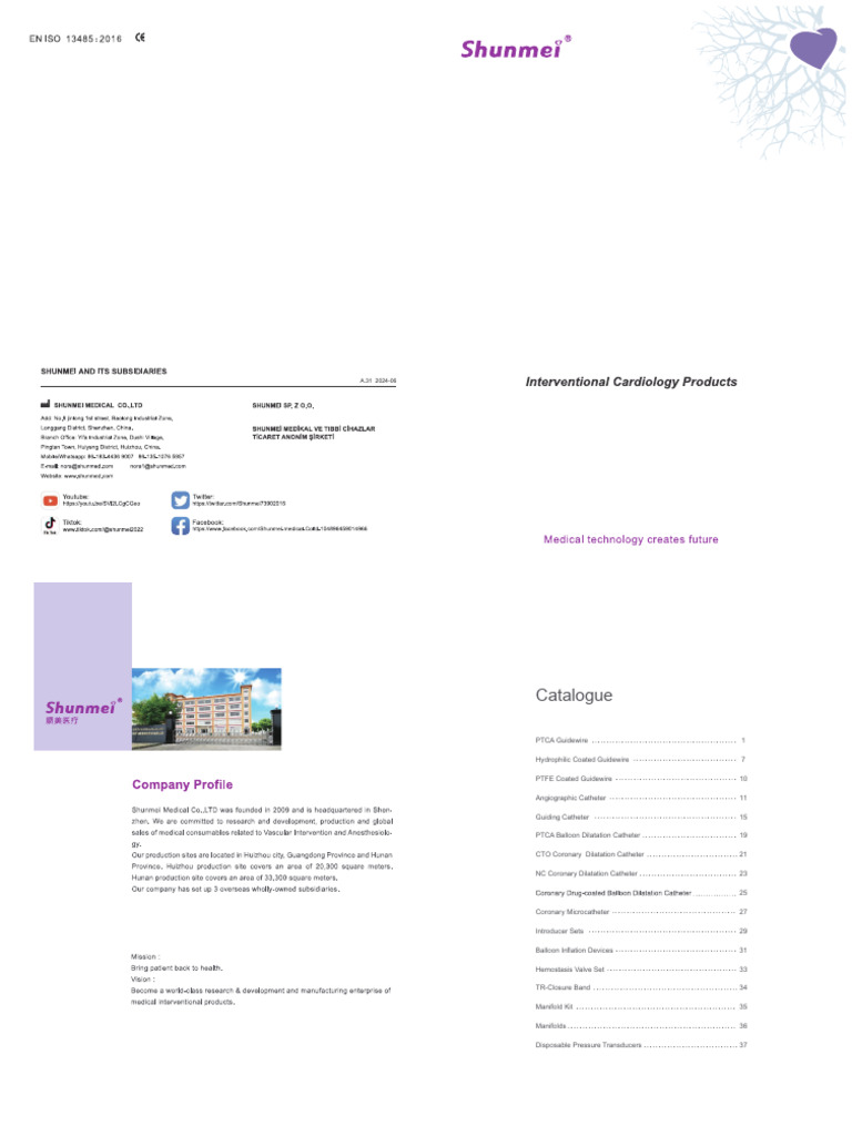 IVL Shunmei Brochures | PDF | Cardiovascular System