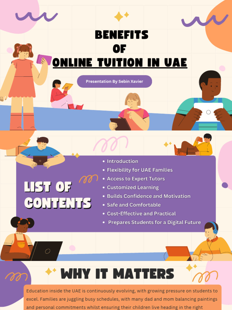 Benefits of Online Tuition in UAE | PDF | Teaching | Learning