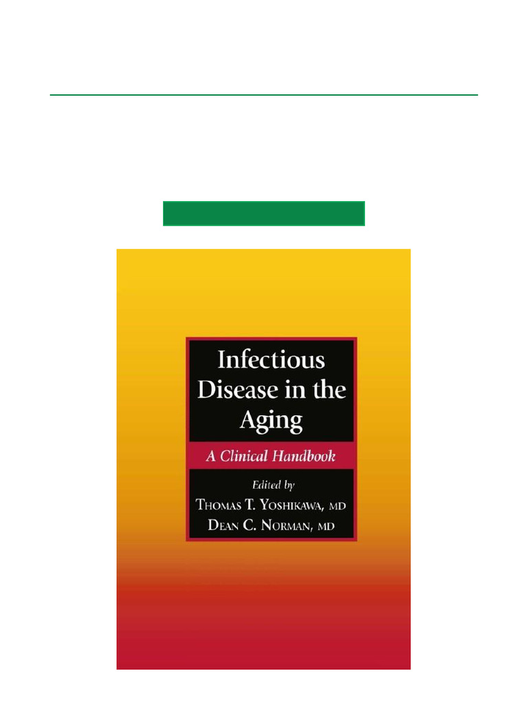 Infectious Disease in The Aging A Clinical Handbook - 1st Edition ...